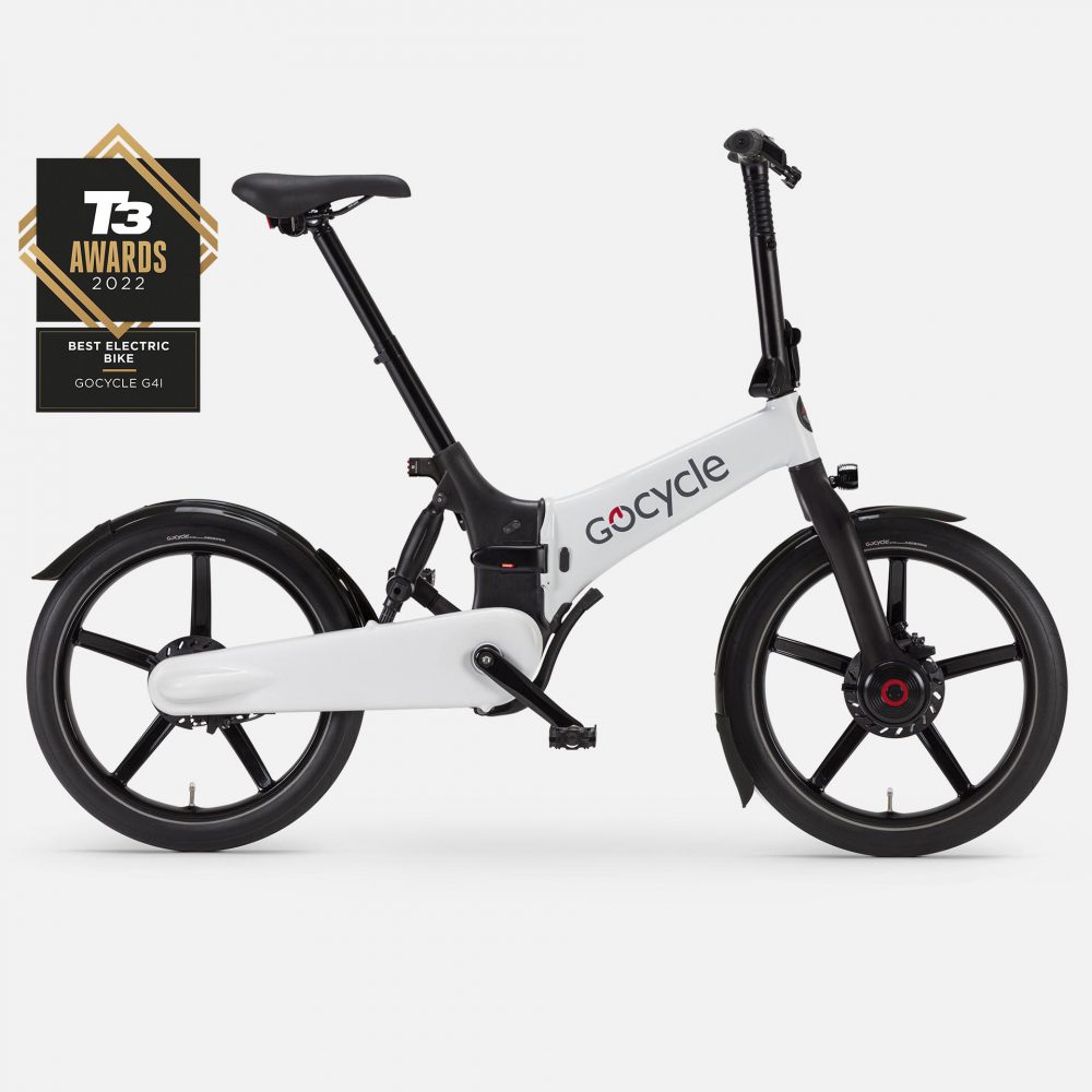 Gocycle G4i Elektrische vouwfiets Alu-Carbon Wit - Fietshemel Edam