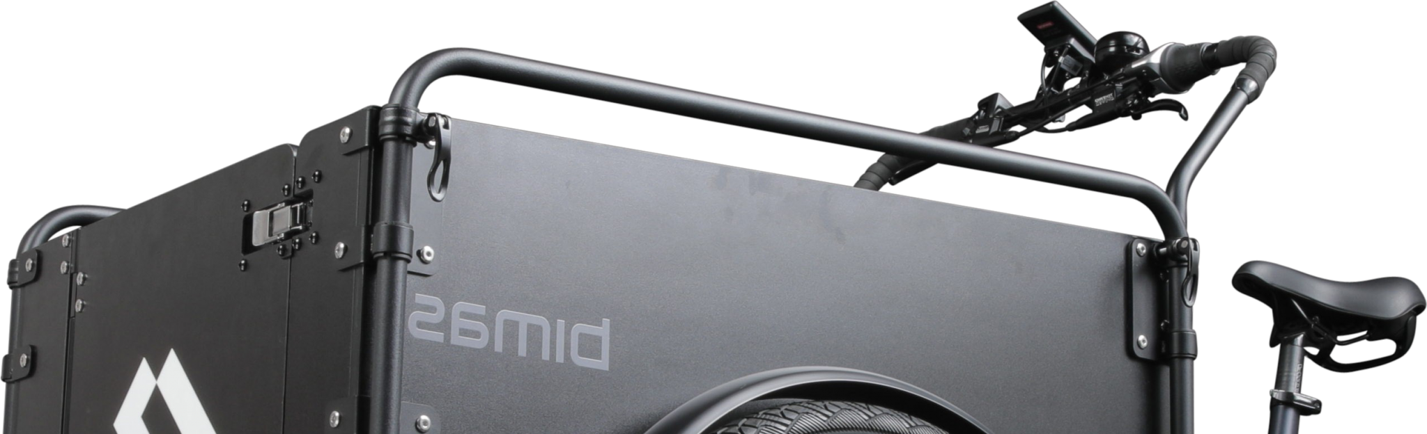 Bimas ECargo 3.3 Premium Bakfiets 691Wh Bafang 2023 Doggy - Fietshemel Edam